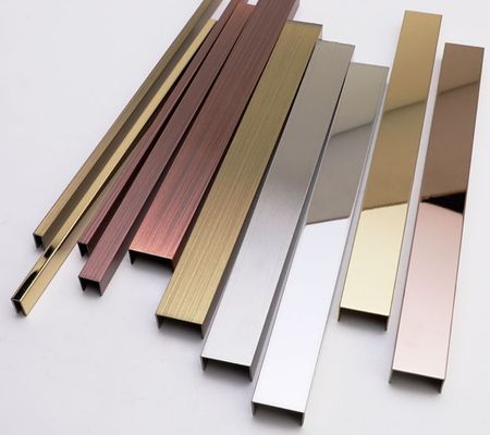 Square edge Stainless Steel Corner Trim | Stainless Steel Edging Trim - Awisdom