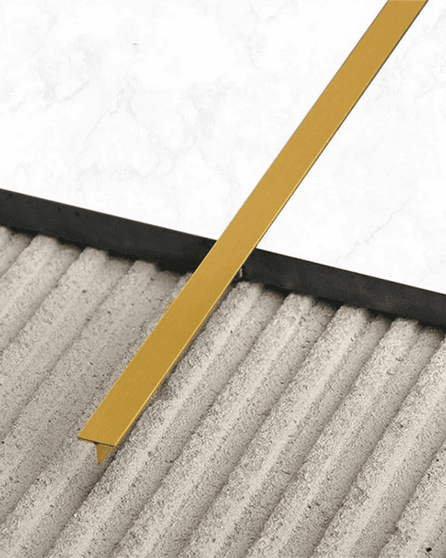 Brass T Shape Tile Trim | Your Best Brass Profiles Supplier