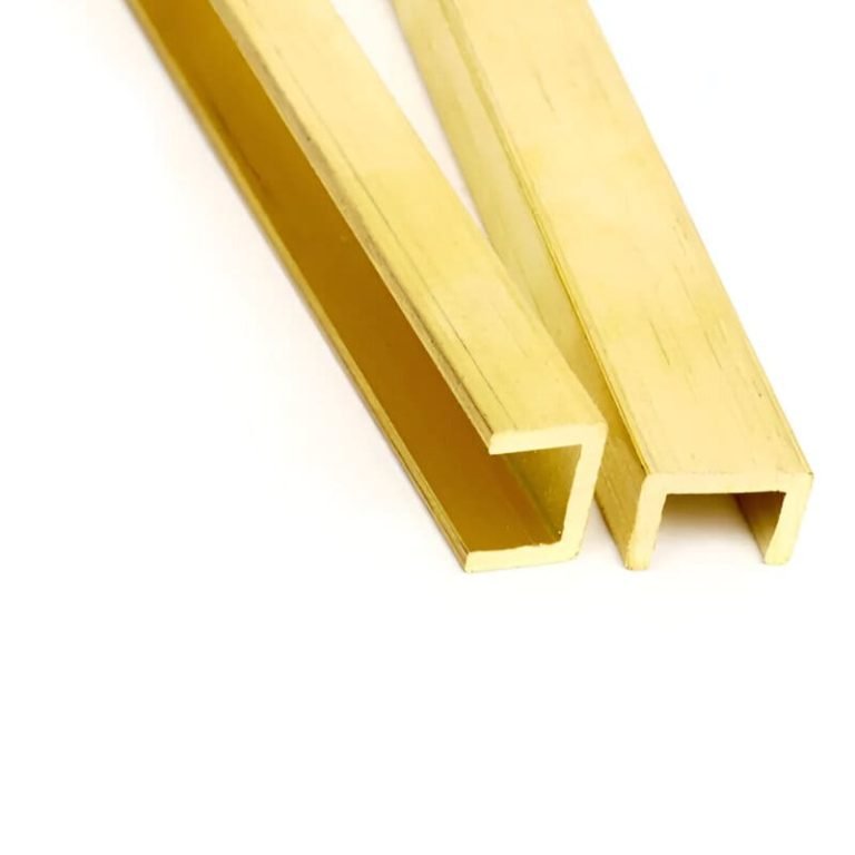 U Shaped Brass Transition Strips