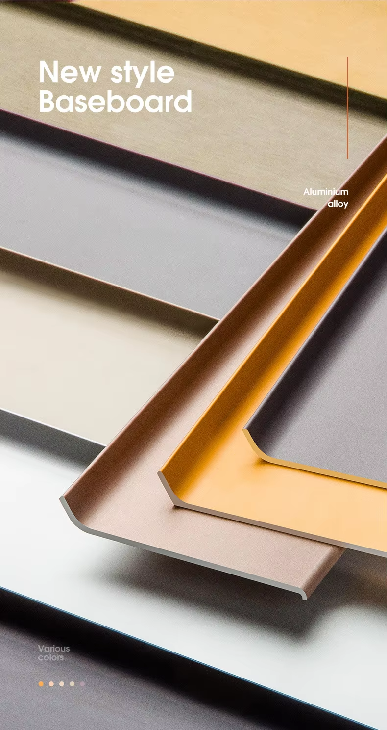 Minimalist Modern Baseboard Styles Aluminium Skirting Board Baseboard ...